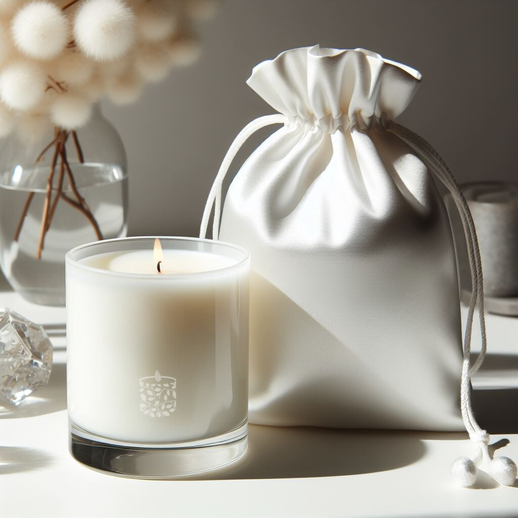 SATIN BAGS WITH STRING CLOSURE - Eco Candle Project