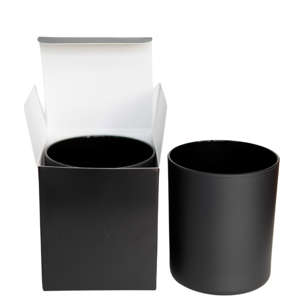 MEDIUM BLACK CANDLE BOX - Eco Candle Project