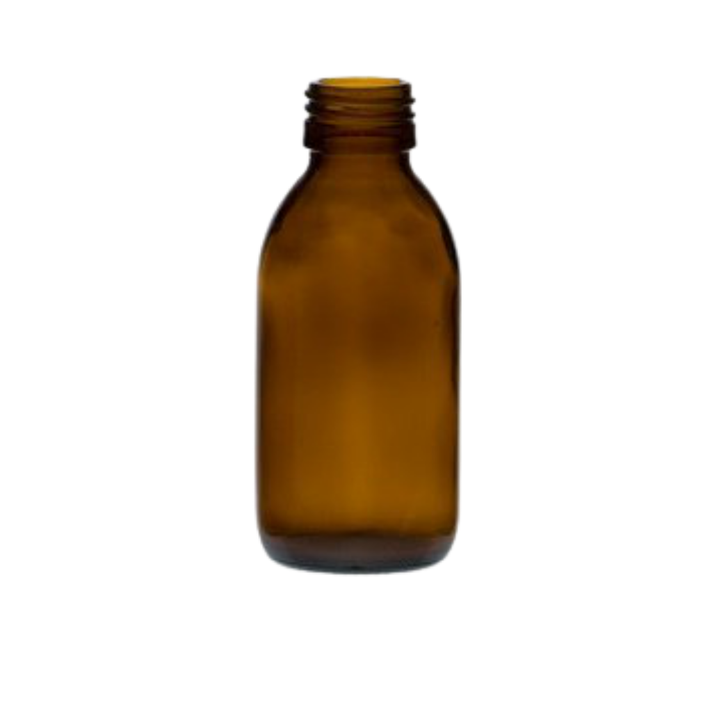 100 ML APOTHECARY GLASS AMBER BOTTLE - Eco Candle Project