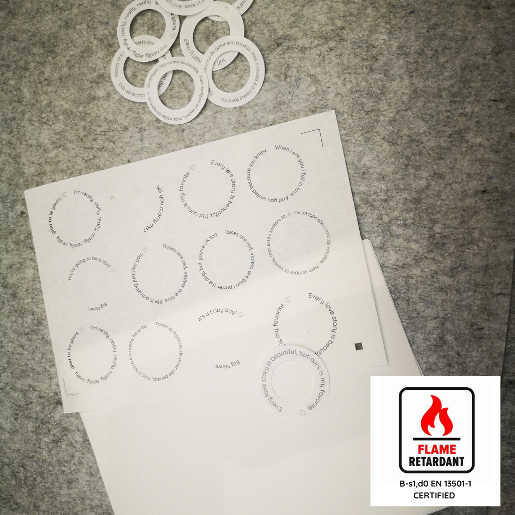 FLAME RETARDANT PAPER CERTIFIED - Eco Candle Project