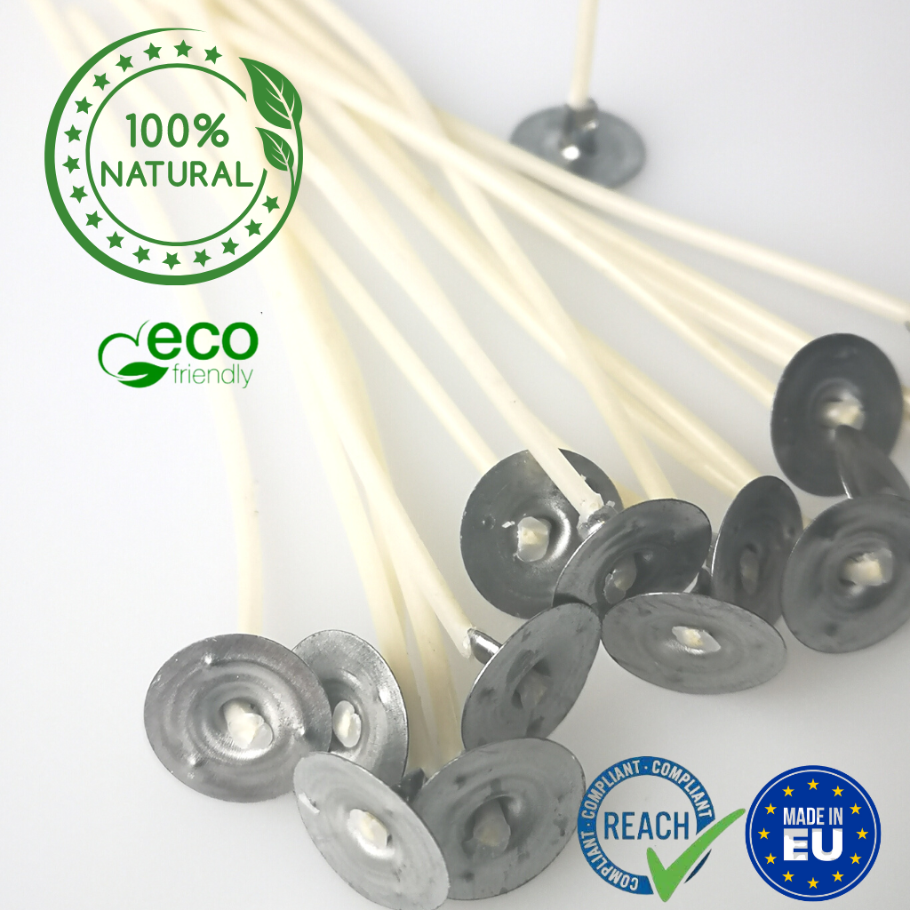 NAT-COTTON & HEMP WICK - 100% NATURAL - Eco Candle Project
