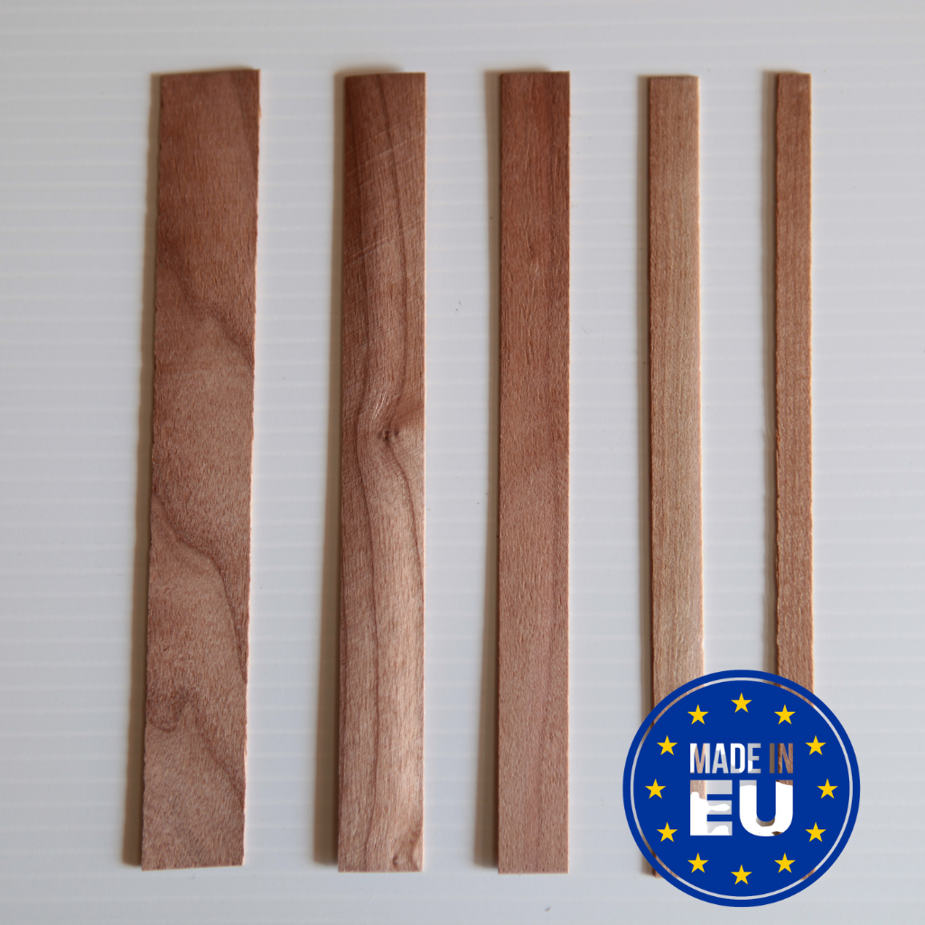 WOODEN WICKS MADE IN EU - Eco Candle Project
